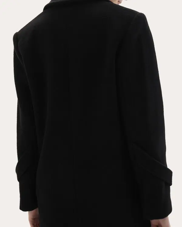 JOAEN Mylah Wool Cashmere Single-breasted Coat