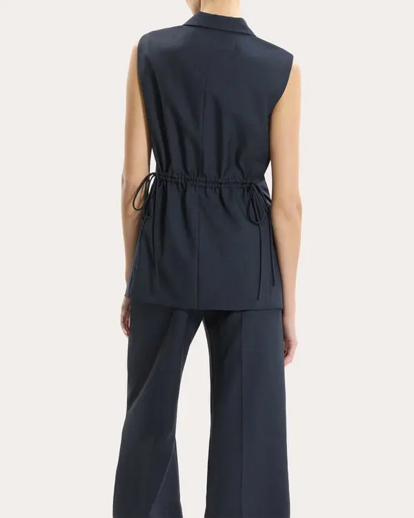 Theory City Twill Vented Vest