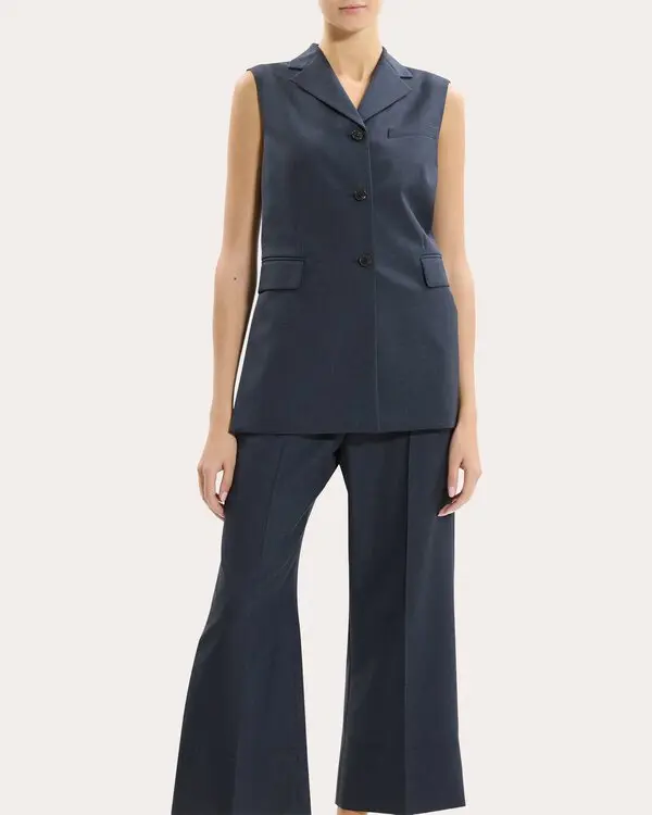 Theory City Twill Vented Vest