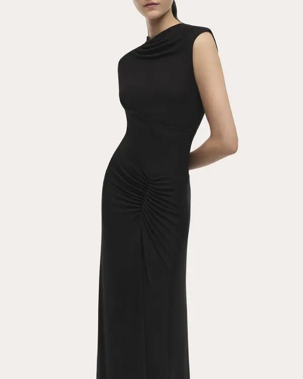 Simkhai Acacia Jersey Draped Maxi Dress