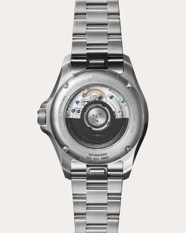 Shinola Gmt Bracelet Watch - Black