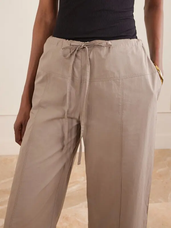 DEIJI STUDIOS Seam Organic Cotton Drawstring Pants