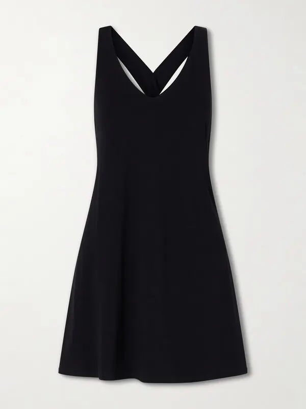 Veronica De Piante Victoria Stretch Jersey Mini Dress - Black