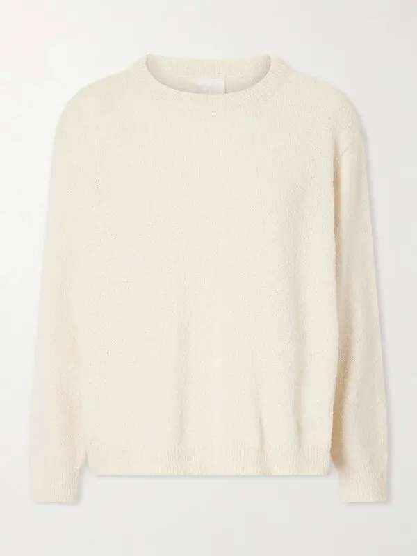 Suzie Kondi Kismet Knitted Cotton Sweater - Ecru