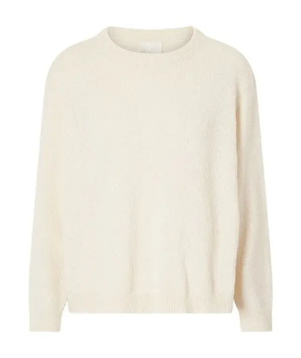 Suzie Kondi Kismet Knitted Cotton Sweater - Neutrals