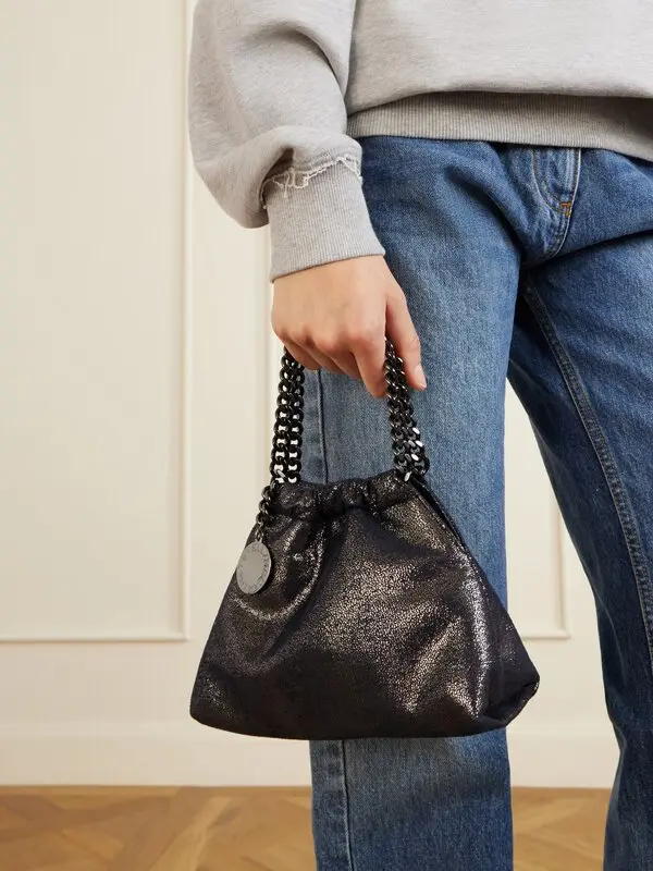 Stella McCartney Falabella Mini Drawstring Bag - Blue