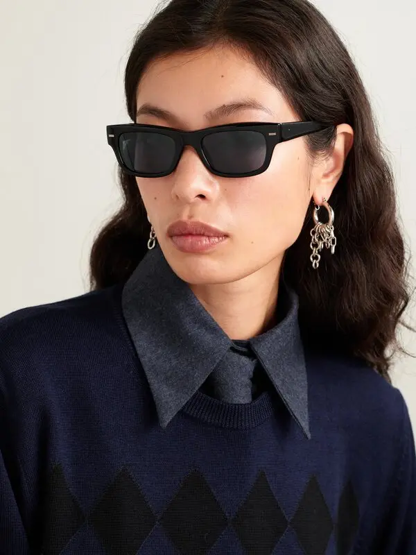 THISTLES The Jack Square-frame Acetate Sunglasses