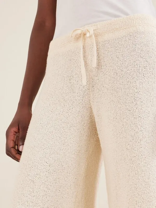 Suzie Kondi Calla Cotton-bouclé Flared Pants