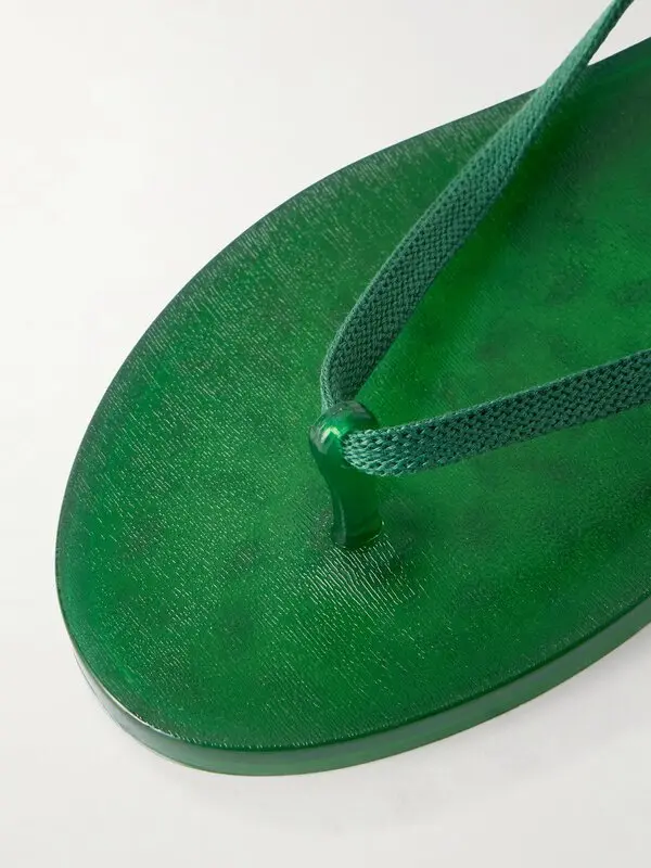 ANCIENT GREEK SANDALS Esther Jelly Thong Sandals - Green