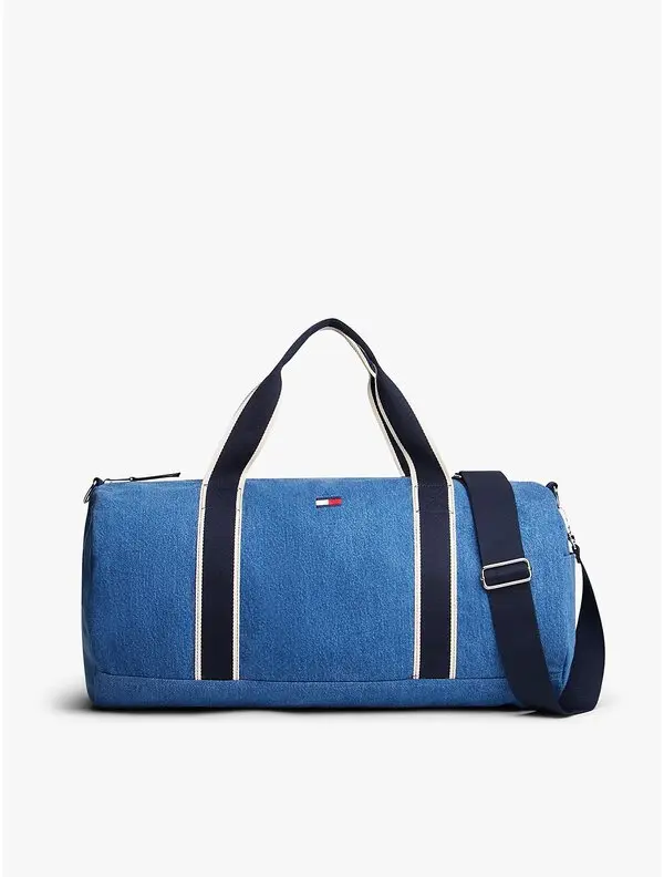 Tommy Hilfiger Denim Duffel Bag - Medium Wash Denim