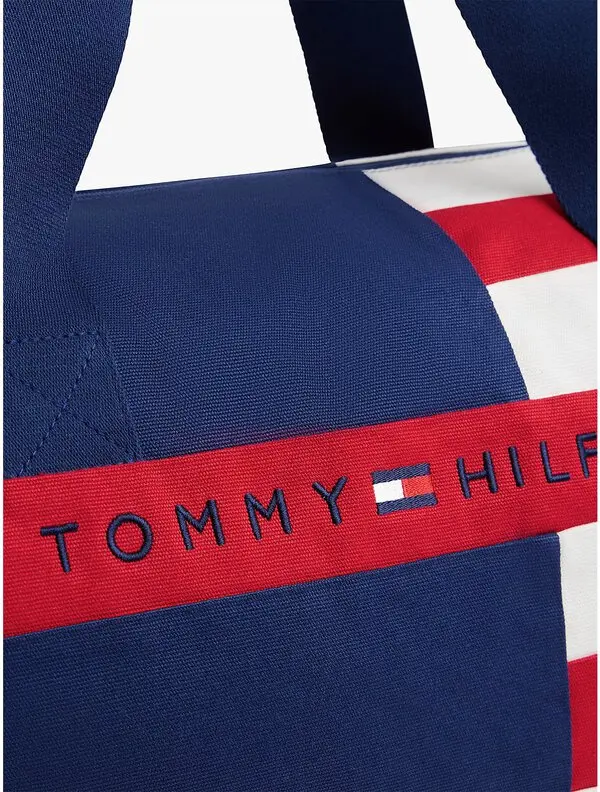 Tommy Hilfiger Colorblock Canvas Duffel Bag