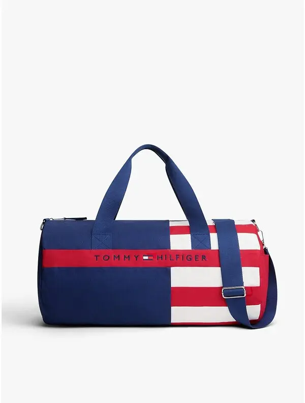 Tommy Hilfiger Colorblock Canvas Duffel Bag - Multi