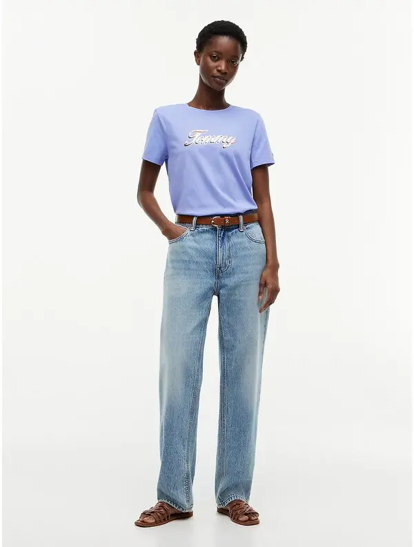 Tommy Hilfiger Foiled Script Logo T-shirt