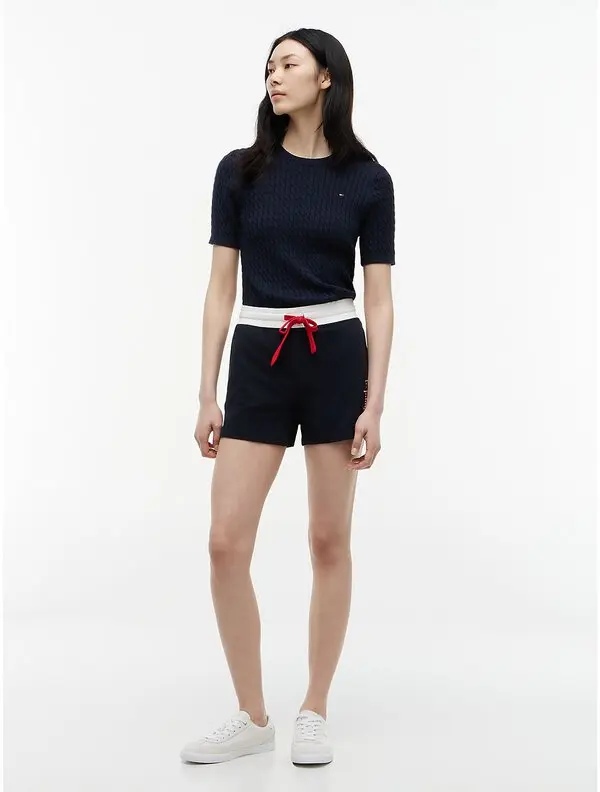 Tommy Hilfiger Monogram Sweatshorts - Navy Blue