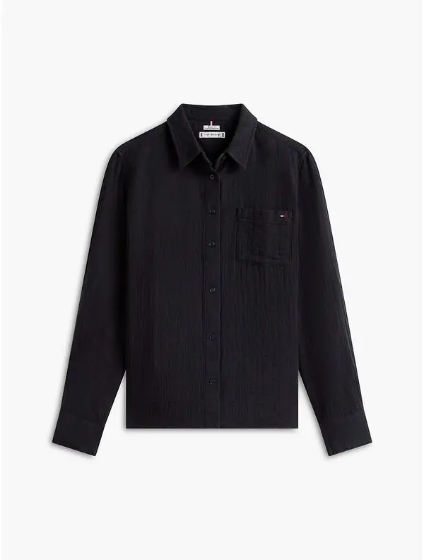 Tommy Hilfiger Gauze Roll-tab Pocket Shirt