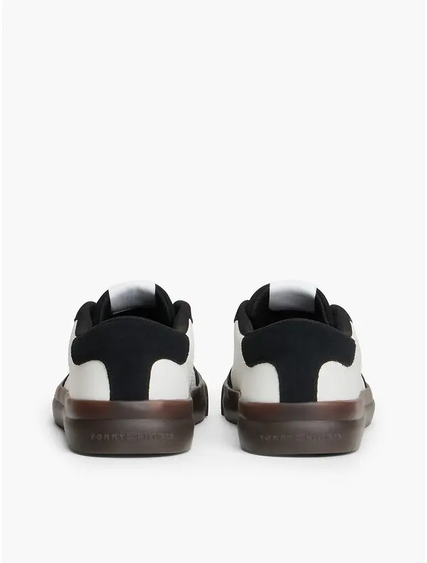Tommy Hilfiger Suede And Leather Vulcanized Sneakers