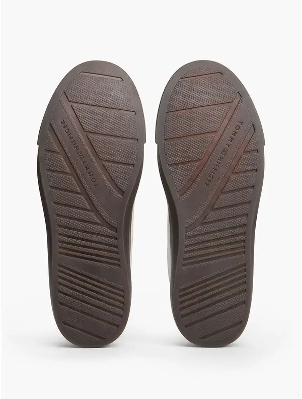 Tommy Hilfiger Suede And Leather Vulcanized Sneakers