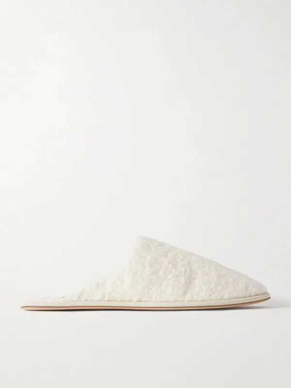 Gabriela Hearst Bristol Cashmere Slip-on Flats - Neutrals