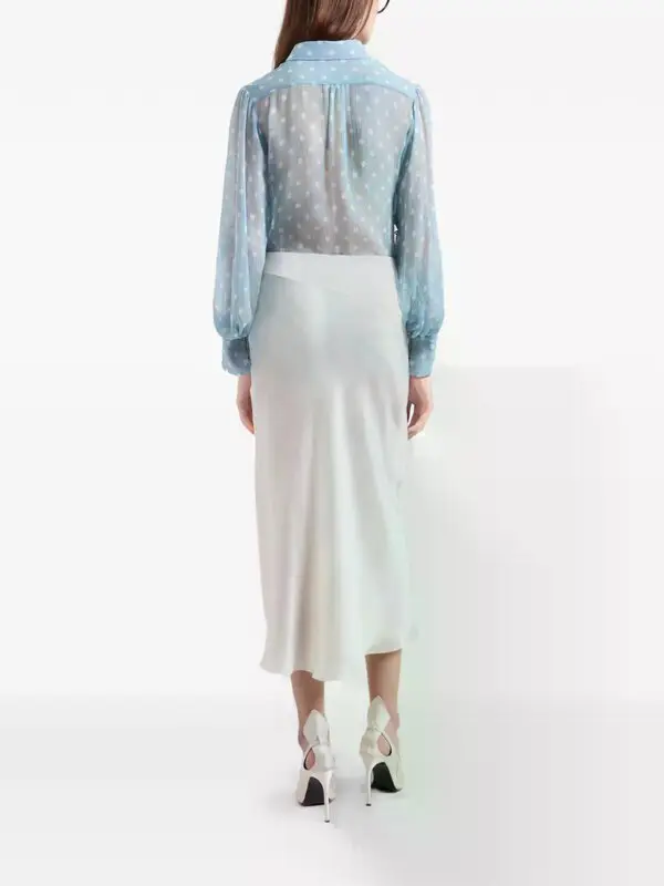 Nina Ricci Polka-dot Silk Shirt