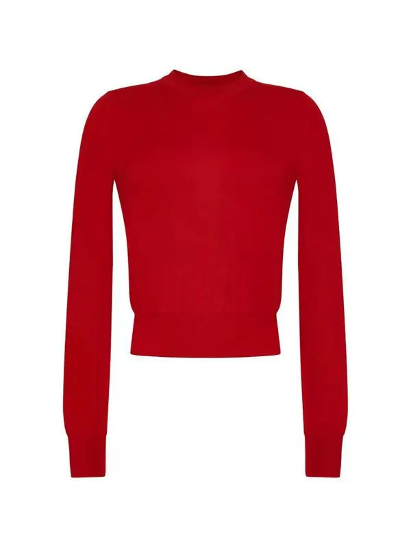 Adam Lippes Fine Knit Crew Neck Sweater