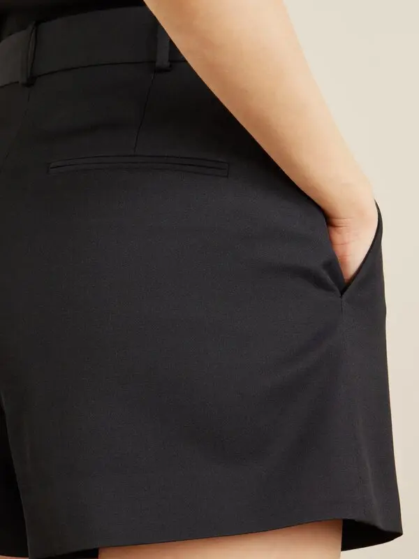 Veronica De Piante Belle Silk Mini Shorts