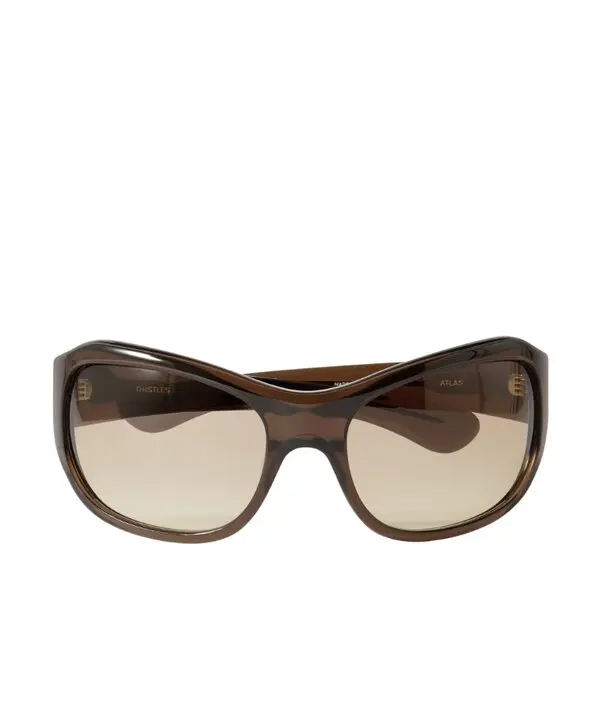 THISTLES The Atlas D-frame Tortoiseshell Acetate Sunglasses