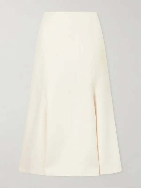 Gabriela Hearst Patterson Midi Skirt - Neutrals