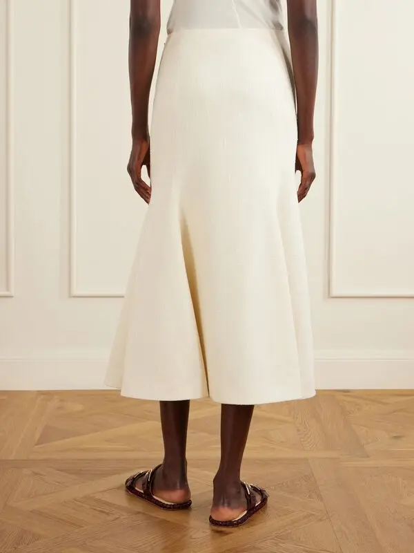 Gabriela Hearst Patterson Midi Skirt - Neutrals