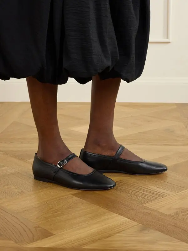 Le Monde Beryl Leather Mary Jane Ballet Flats