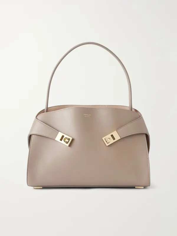 FERRAGAMO Small Hug Tote - Brown