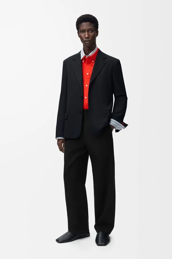 Loewe Tailored Wool Trousers - Black