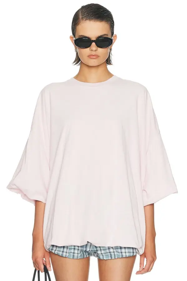 Acne Studios Eniko Oversized T-shirt - Baby Pink