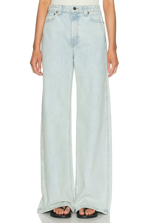 Khaite Dane Straight Leg Jeans - Shelburne