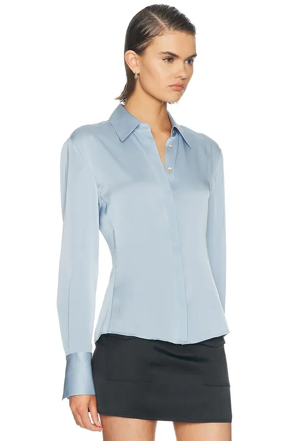 Cult Gaia Cynara Silk Shirt