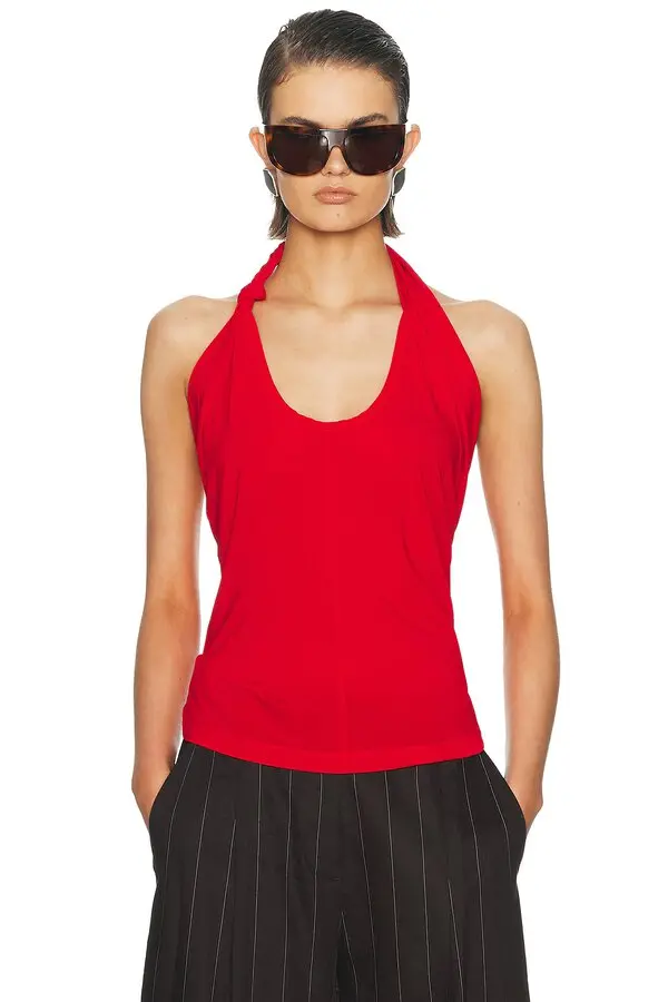 Helmut Lang Twist Dancer Top Red - Adrenaline Rush