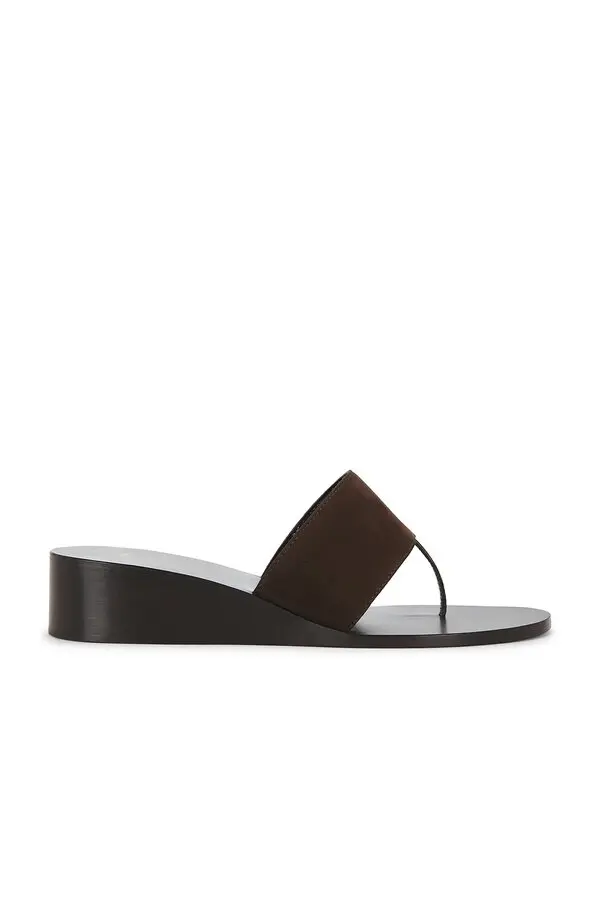 JUDE Lucille Wedge Sandal - Brown