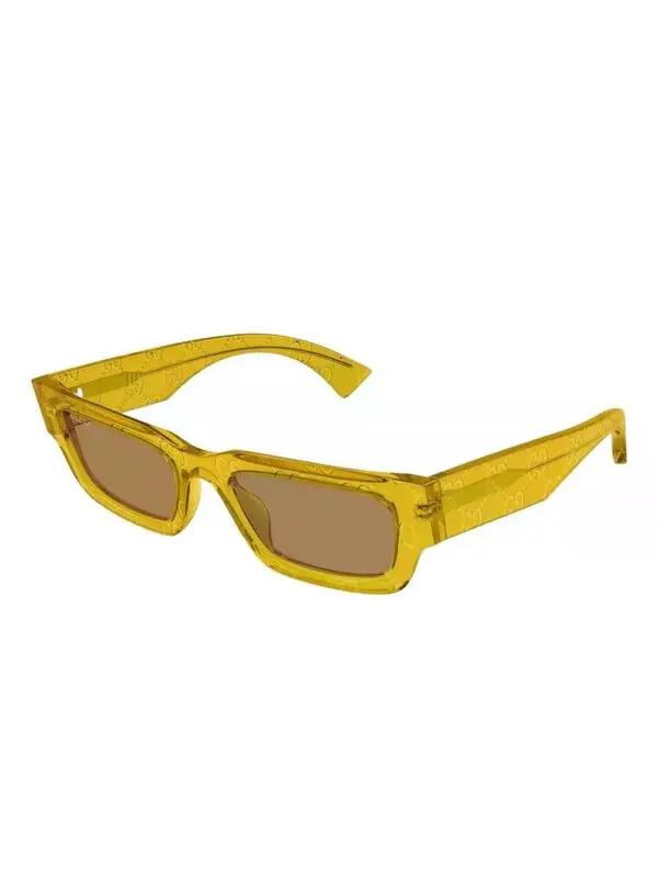 Gucci Rectangle Logo Sunglasses