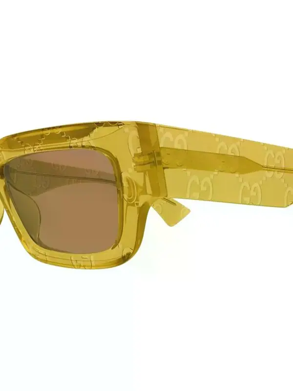 Gucci Rectangle Logo Sunglasses