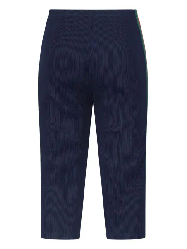 Gucci Web" Ribbed Sweatpants