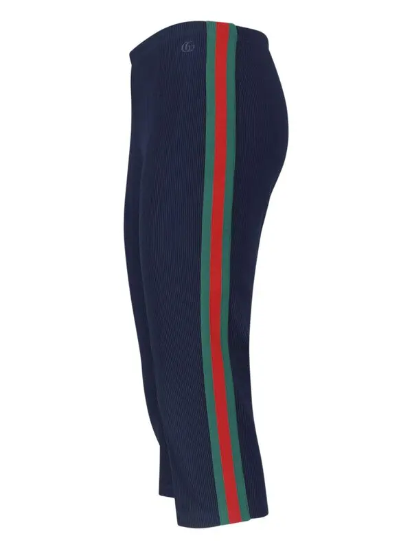 Gucci Web" Ribbed Sweatpants