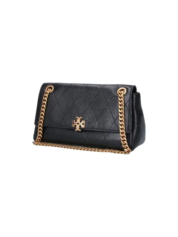 Tory Burch Charlie Small Shoulder Bag - Black