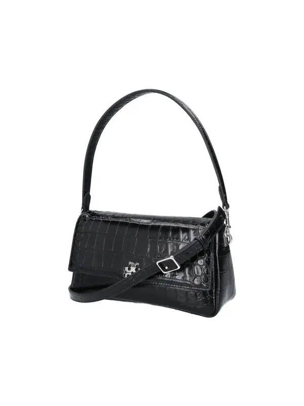 Tory Burch Charlie Small Shoulder Bag - Black