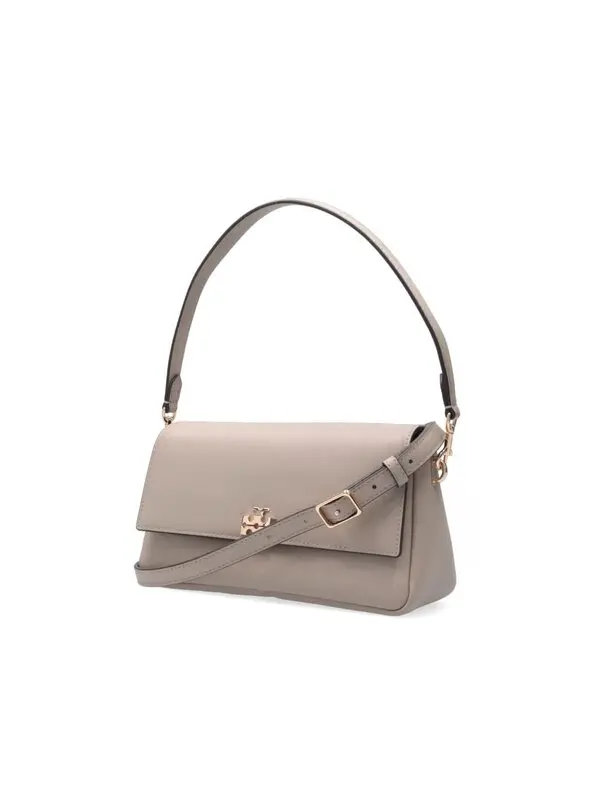 Tory Burch Charlie Small Shoulder Bag - Gray