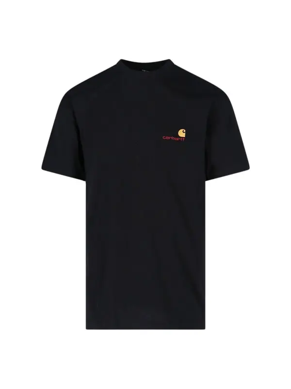 Carhartt Work In Progress T-shirt "s/s American Script - Black