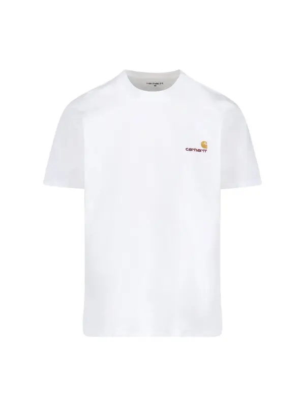 Carhartt Work In Progress T-shirt "s/s American Script - White