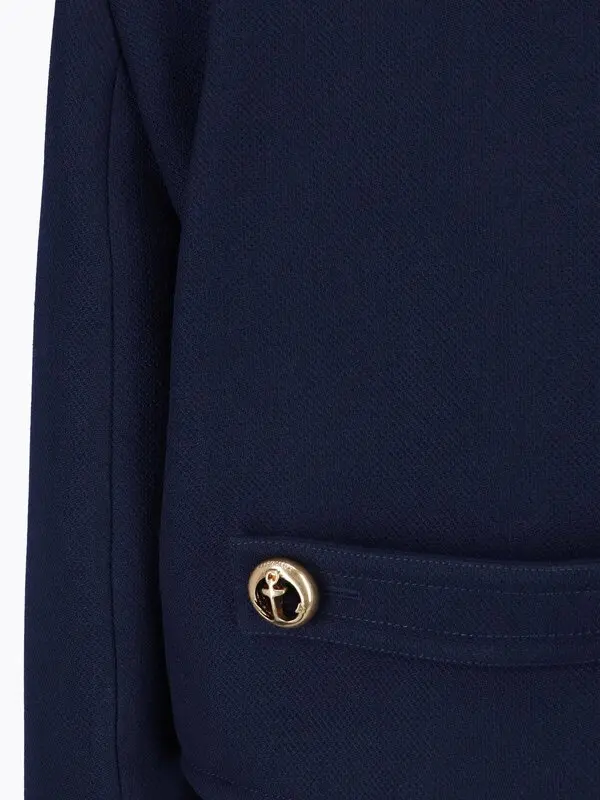 Balenciaga Cropped Double-breasted Caban Jacket