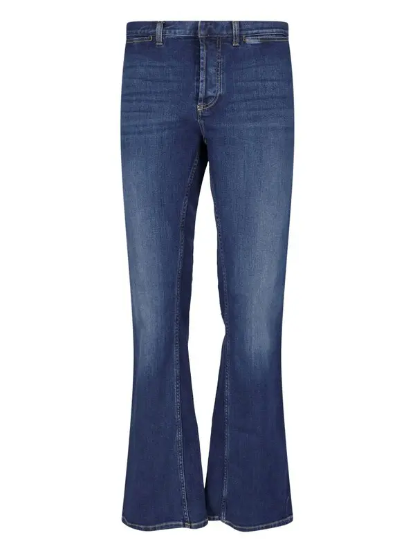 Gucci Flared Jeans 'web - Blue