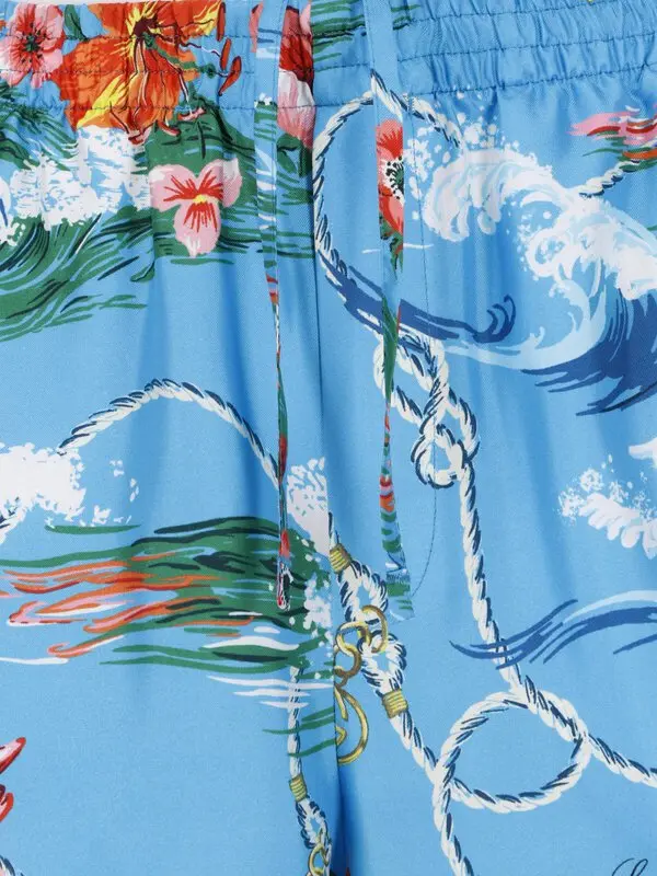 Gucci Printed Silk Swim Shorts