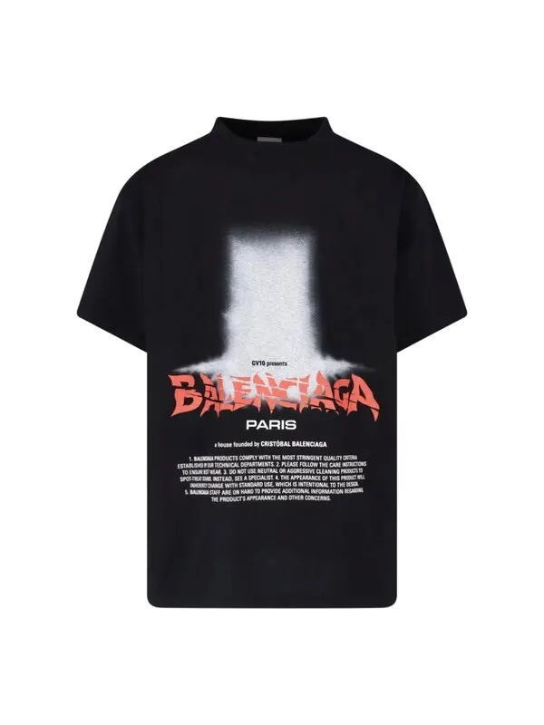 Balenciaga T-shirt "the Door - Black