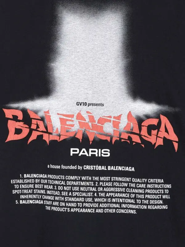 Balenciaga T-shirt "the Door - Black